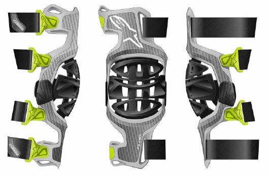 Alpinestars Bionic 7 knästöd par - lugnetsmccenter.sewebbutik
