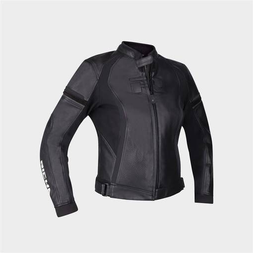 Richa Laura Skin MC-Jacka Dam Svart - lugnetsmccenter.se webbutik
